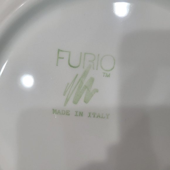 Furio | Dining | Two Furio Stoneware Dinner Plates Made In Italy Floral ...